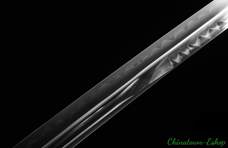 Kogarasu-Maru Double-edged Katana Japanese Samurai Sword T10 Steel ...