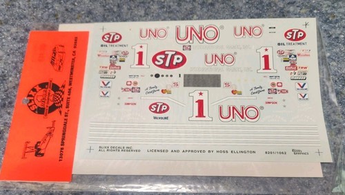 1982 Kyle Petty Baker Allison #1 UNO Buick 1:24 Decal - Slixx ...