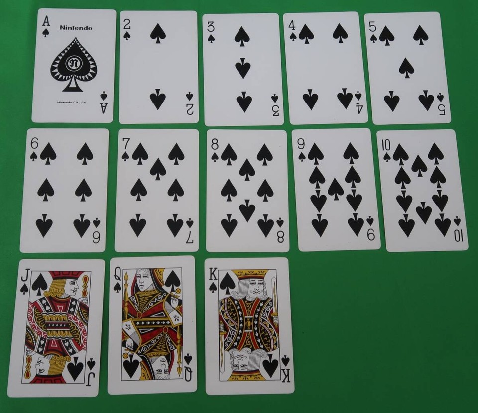 Nintendo NAP Plastic Playing Cards, Complete Set, Durable, Used 11e | eBay