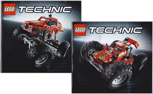 Lego Monster Truck 42005 Technic Factory Minifigure Building Set ...