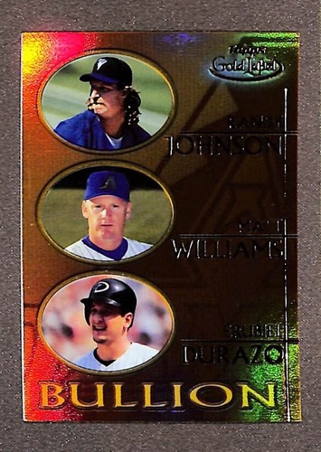 2000 Topps Gold Label Bullion Randy Johnson Matt Williams Durazo ...
