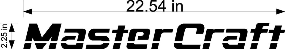 Pair of MasterCraft Trailer Decals Set #2 | eBay