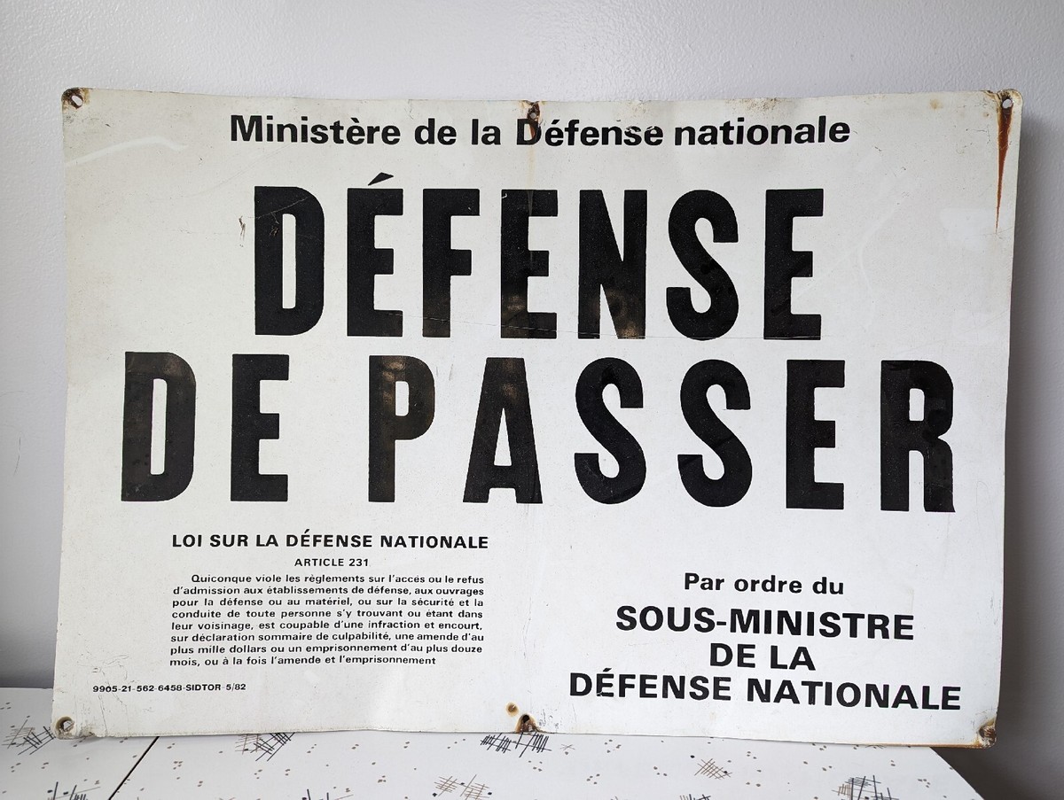 French Canadian Sign Danger Falling Ice Sign English/French, CSA