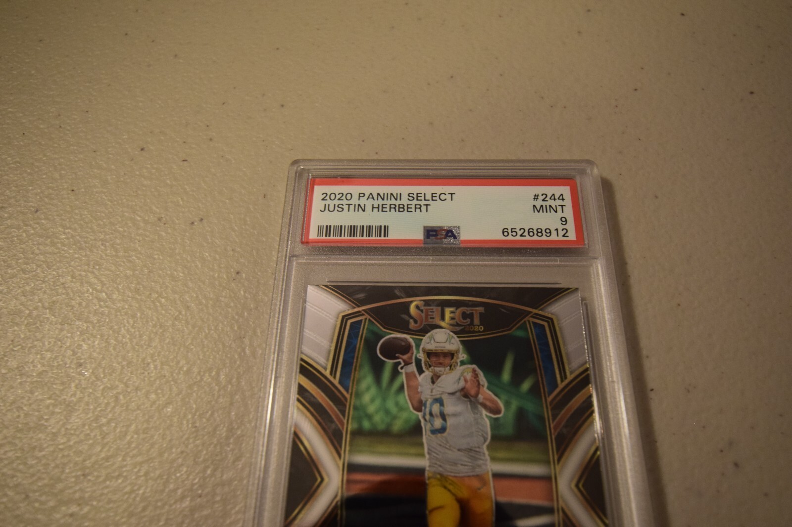 2020 Panini Select Silver Prizm Club Level #244 Justin Herbert RC ...