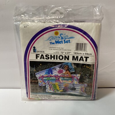 Vintage 1990 Intex The Wet Set Fashion Mat Pool Float Sunglasses Print ...