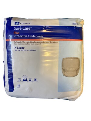 Covidien Sure Care Plus Protective Underwear XL Heavy Absorbency 14 ...