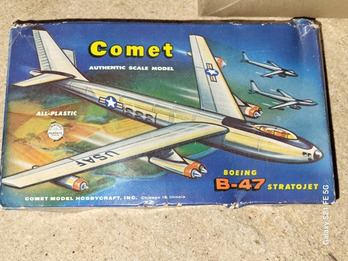 Comet Boeing B-47 Stratojet Airplane Model in Open Box #PL12-29 | eBay