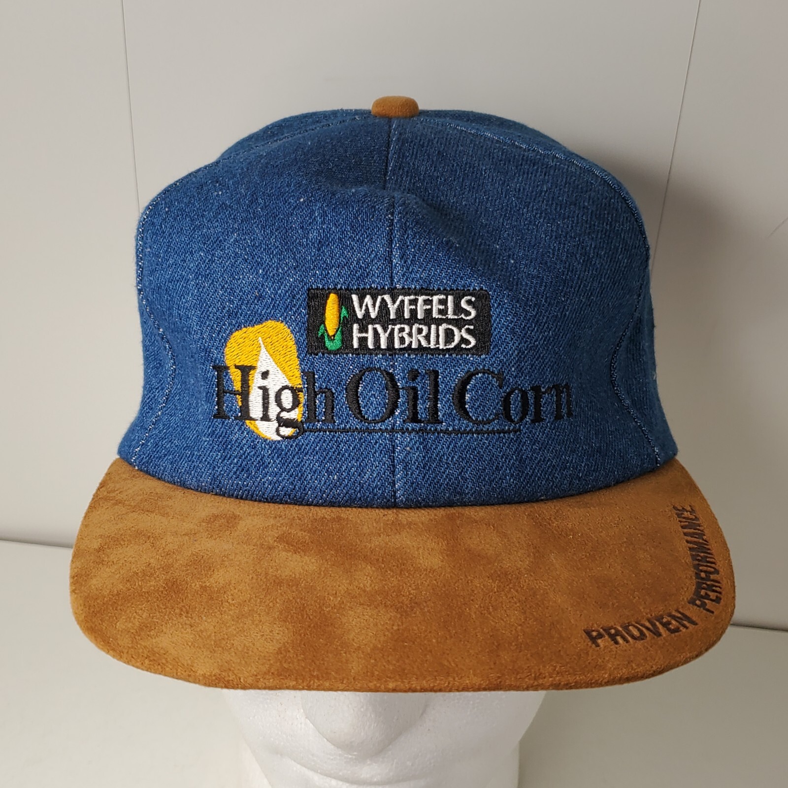 VTG Wyffels Hybrids Seed High Corn Oil Snapback Hat D… - Gem