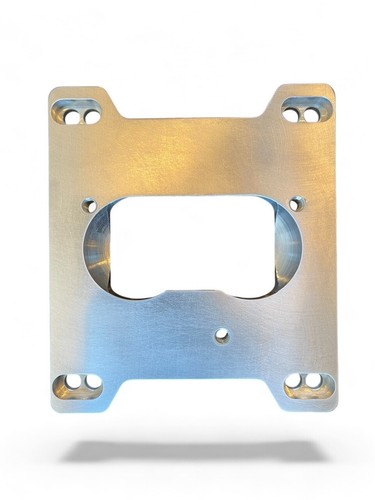 Square Bore 4150 Style 4bbl Intake to GM TBI Adapter Plate 1/2" 6061 ...