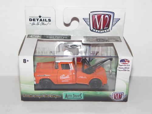M2 Machines Boxed 1959 Chevy Apache Tow Truck orange/white R52 18-62 | eBay
