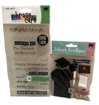 Scrapbooking Graduation High School Stickers Lot of 2 Dimensional ...