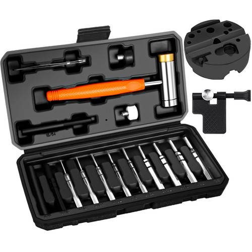 BESTNULE Punch Set Punch Tools Roll Pin Punch Set Made of Solid ...