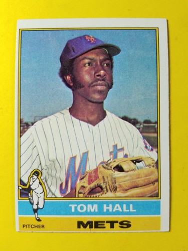 VINTAGE TOM HALL #621 NEW YORK METS - 1976 TOPPS MLB BASEBALL | eBay