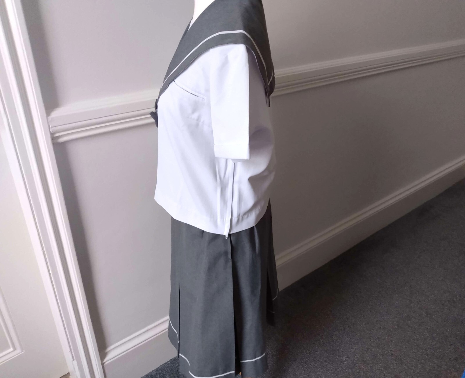 Genuine Japanese School Junior High Uniform Set Gray … - Gem