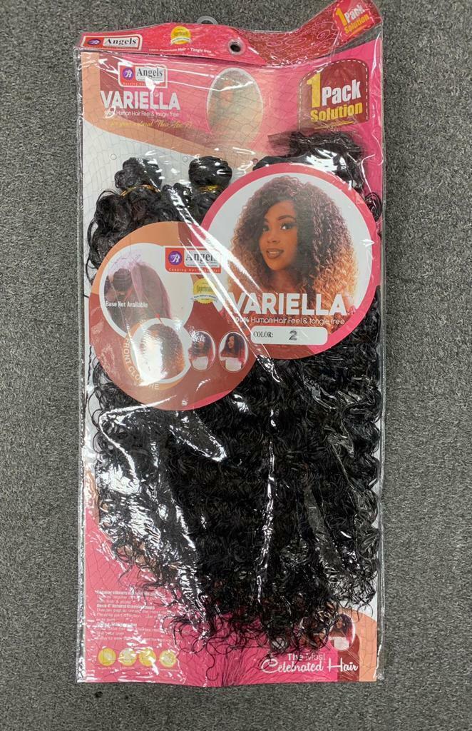 Angel 100% Premium Feel Tangle With Front Closure VARIELLA Weave/ All ...