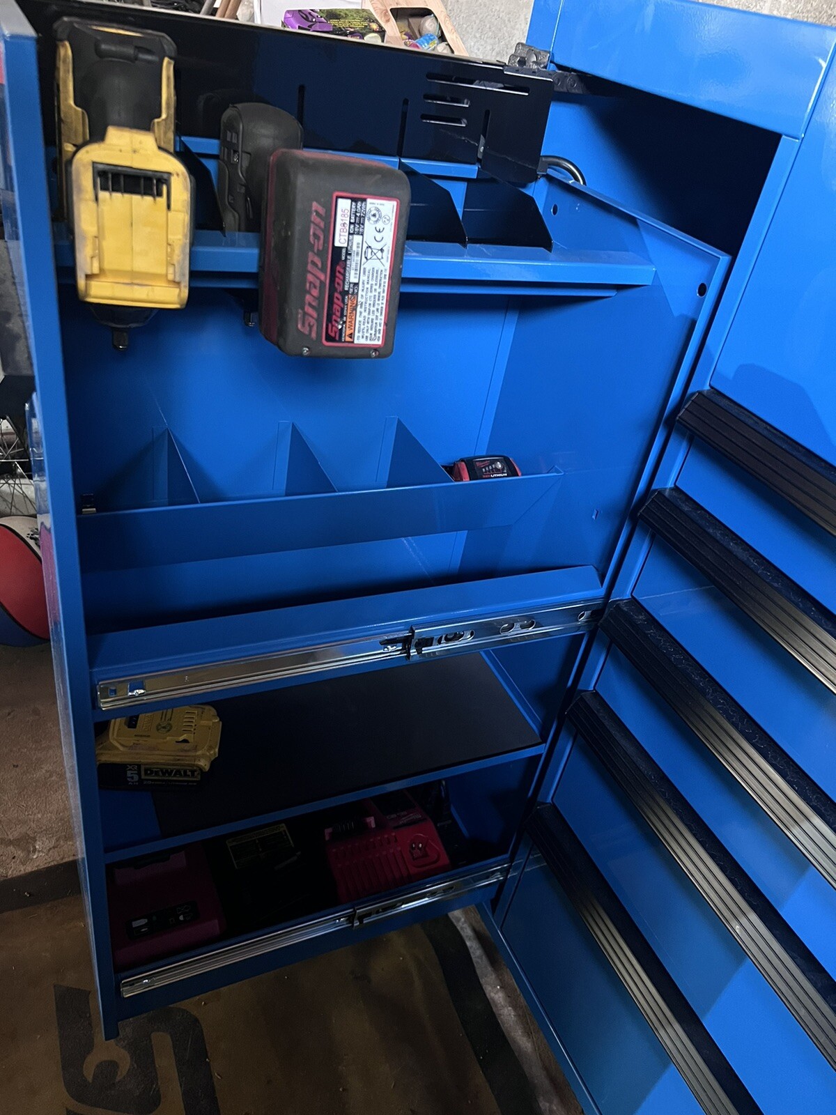 CTBF496KB - Cornwell 49" 6-Drawer XL Power Tool Cart, Corporate Blue | eBay