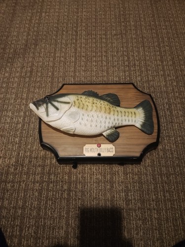 Vintage 1999 Big Mouth Billy Bass Singing Talking Wall Fish by Gemmy ...