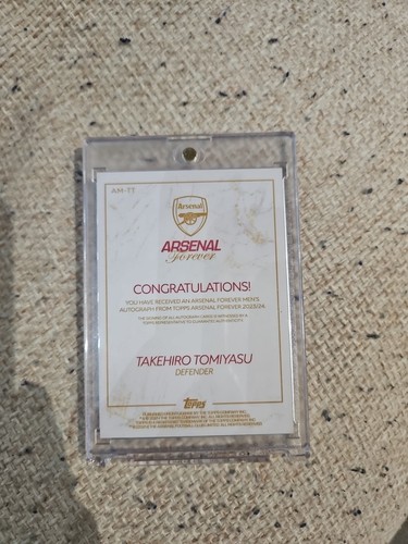 Arsenal Forever Takehiro Tomoyasu 20/25 Autograph #AM-TT | eBay