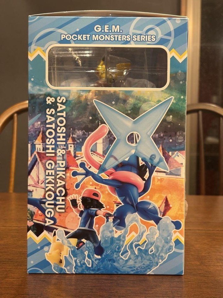 MegaHouse G.E.M. Pokemon Series Satoshi & Pikachu & Gekkouga Greninja ...