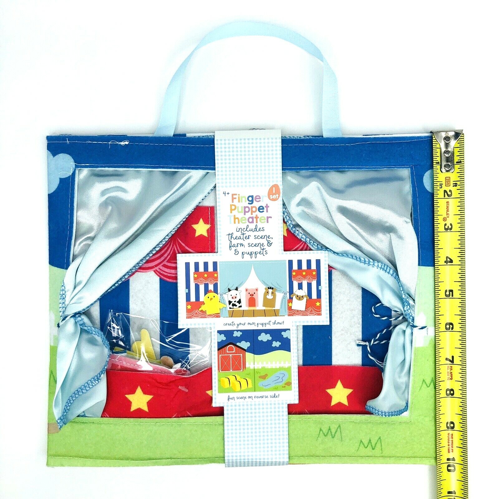 Target Bullseyes Playground Finger Puppet Theater Farm Animal Barn ...