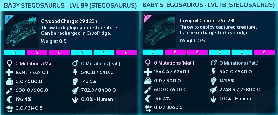 ARK Survival Ascended PvE STEGOSAURUS STEGO CC Pair PC/XBOX/PS5 ASA | eBay