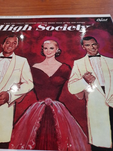 High Society. Original Soundtrack album LP, with Bing Crosby & Frank ...