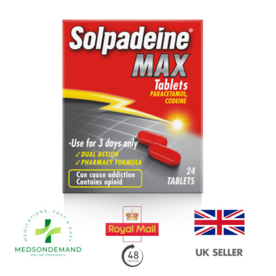 Solpadeine Max Tablets -24 Tablets (Back Pain relief) WWHAM Q & A ...