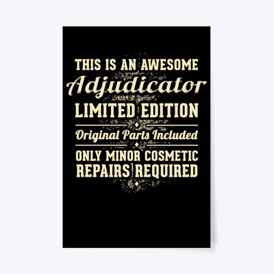 Latest Adjudicator Job Idea Gift Poster - 24"x36" Gift Poster - 24"x36 ...