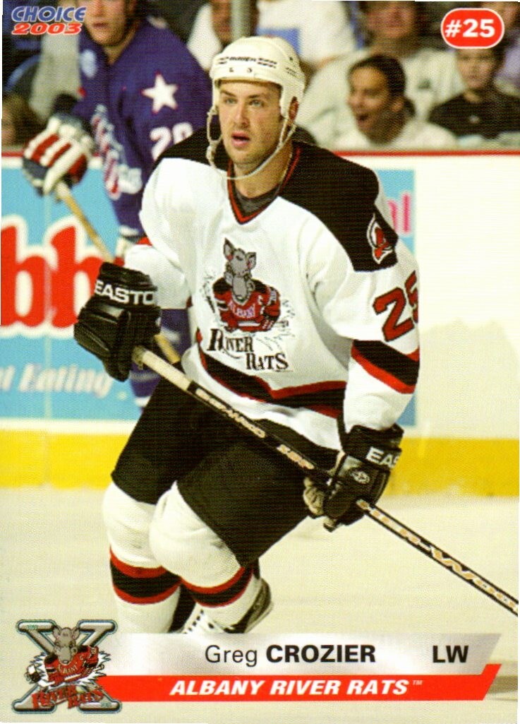 Greg Crozier 2002-03 Albany River Rats | eBay