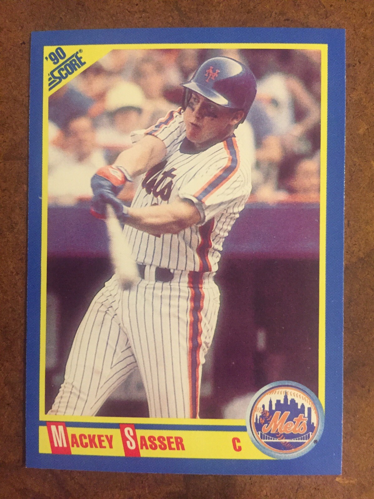 Mackey Sasser 510 Score 1990 MLB Baseball Trading Card | eBay