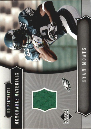 T2585 - 2005 UD Portraits Memorable Matériaux # Mmrm Ryan Moats Jersey ...
