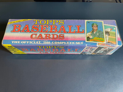 1989 Topps Baseball Complete Set of 792 Cards (Biggio, Smoltz, Johnson ...