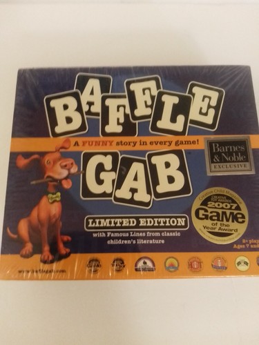 Bafflegab Limited Edition Game For 2 + Players Ages 7 And Up Brand New ...