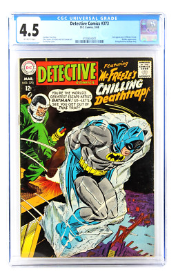 DETECTIVE COMICS #373 1968 CGC 4.5 O/W PAGES 2ND APP. OF MR. FREEZE ...