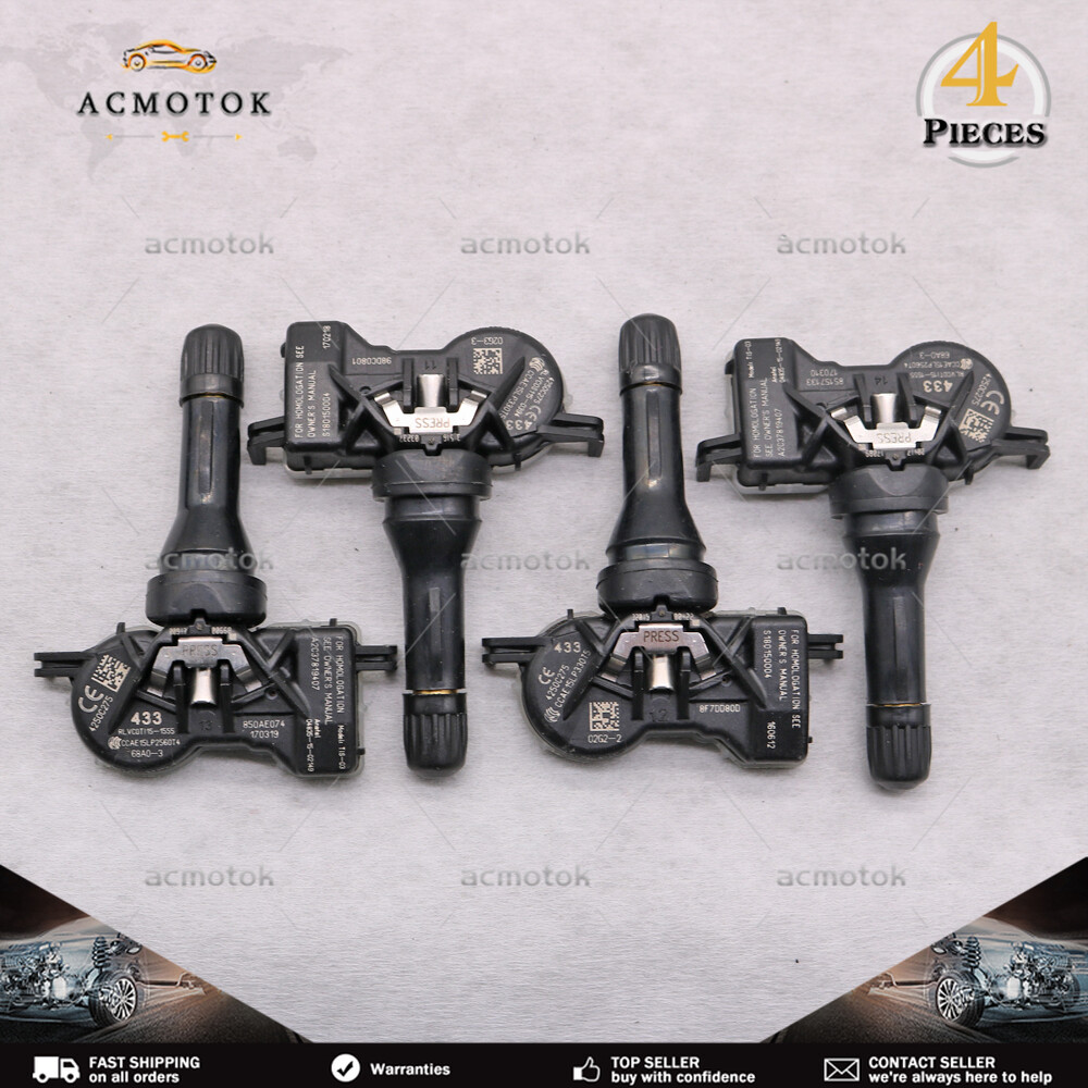 4x Tire Pressure Sensor TPMS 4250C275 For Mitsubishi Attrage Eclipse ...