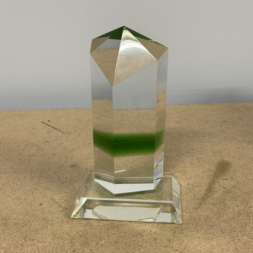 Microsoft 10 Year Employee Service Award Crystal Statue Computer 2018 ...