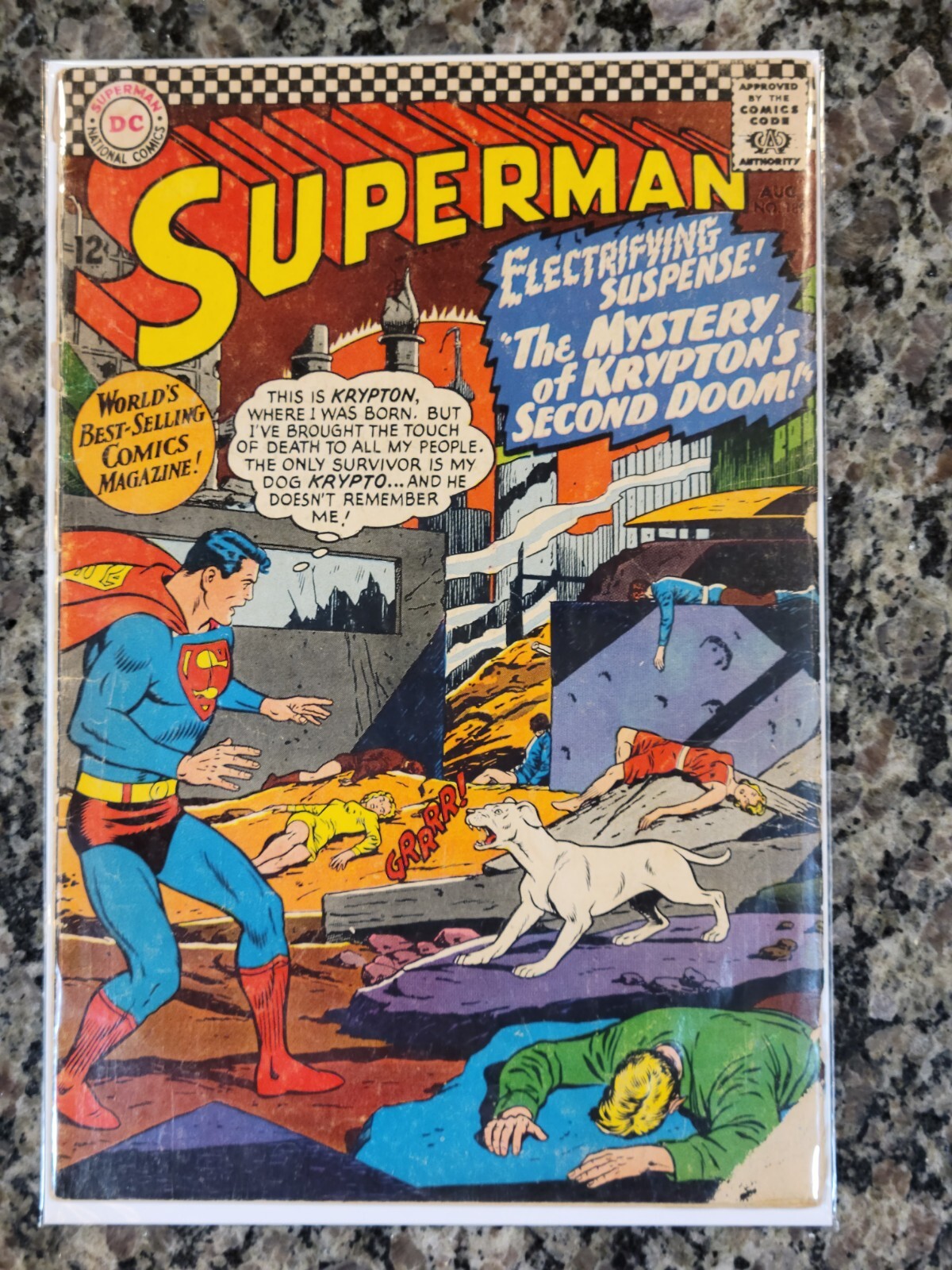 SUPERMAN #189, Poor, 1966, "Krypton Lives Again!", See 8 Pics* | eBay