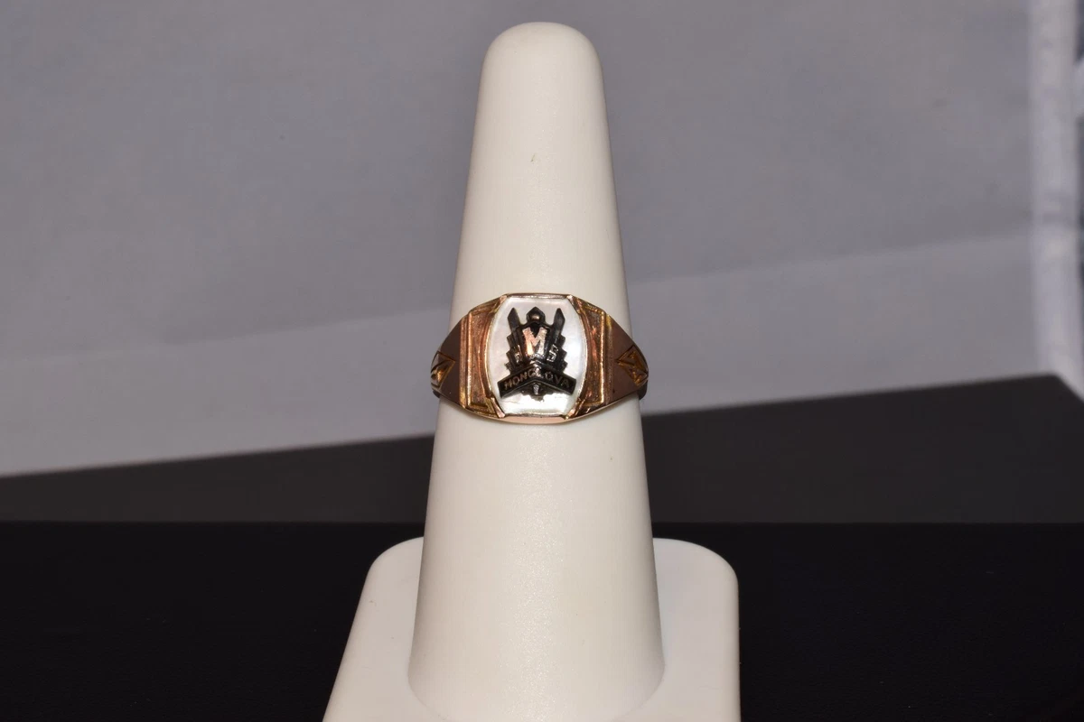 Mother Of Pearl Class Ring