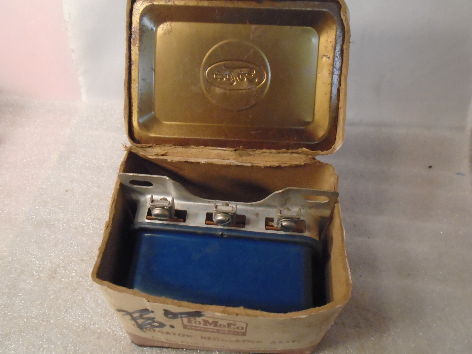 NOS AUTOLITE FOMOCO Voltage Regulator 1957-1964 Lincoln Ford Mercury ...