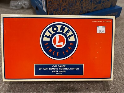 NEW Lionel O-27 Gauge 27" Path Remote Control Switch Left Hand - FREE ...