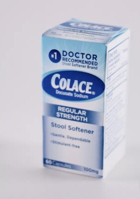 Colace Regular Strength Stool Softener - 100 mg Capsules 60 ...