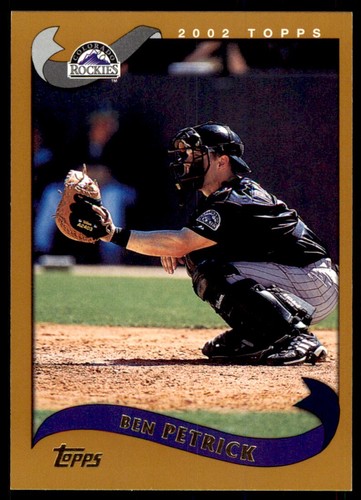 2002 Topps Ben Petrick Baseball Cards #49 | eBay