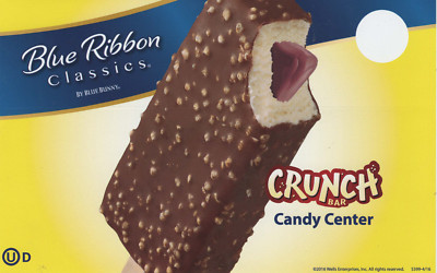 Blue Ribbon Classics Candy Center Crunch Ice Cream Truck Sticker Decal ...