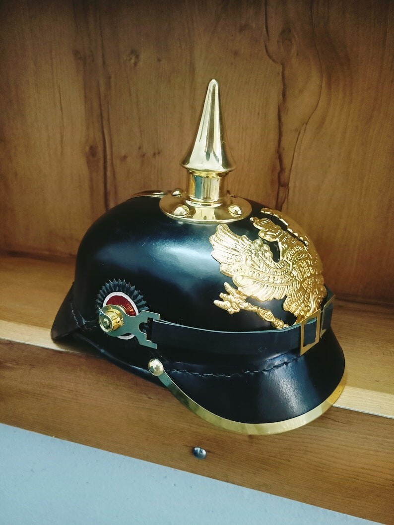 Spiked German 109 German Spiked Helmet Stock Photos, High Res