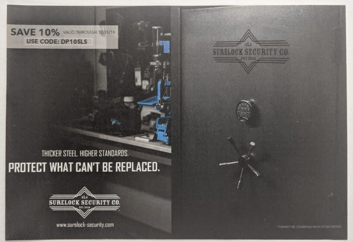 Surelock Security Co Print Ad Gun Safe Poster Art PROMO Original Advert ...