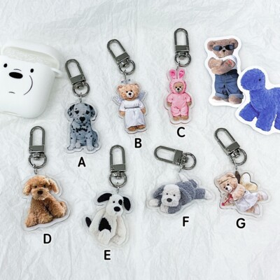 Cute Keychain, Cute Keyrings, mini cute cartoon Keyring, Kawaii ...