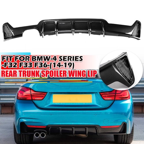 For BMW F32 F33 F36 M Sport 14-20 Rear Bumper Diffuser Lip Quad ...