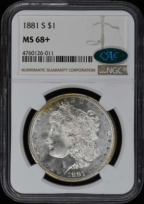 1881-S Morgan Dollar S$1 NGC MS68+ (CAC) | eBay
