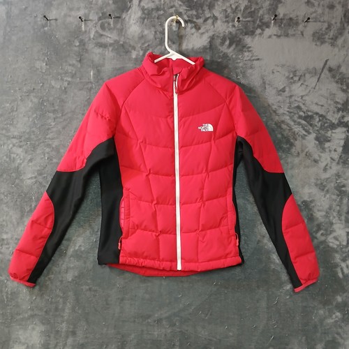 THE NORTH FACE PUFFER JACKET WOMENS SMALL RED SUMMIT SERIES 700 ...