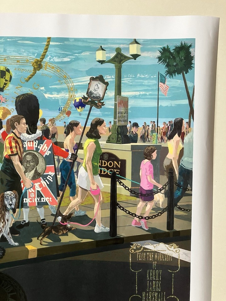 KERRY JAMES MARSHALL, official gallery poster, Tate gallery, London ...